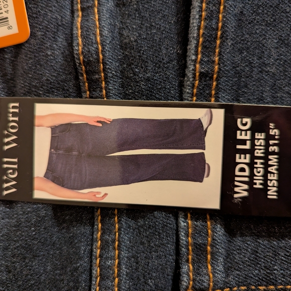 Well Worn | Jeans | Well Worn Womens Wide Leg High Rise Jeans Blue ...